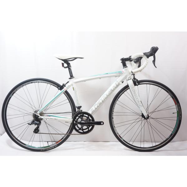 ■商品情報メーカーサイズ:44シートチューブ(C-T): 420mmトップチューブ(C-C):510mm(ホリゾンタル換算)適応身長:155-165cm(目安)重量:約9kgフレーム材質:アルミフロントフォーク:カーボンシフトレバー:SHI...