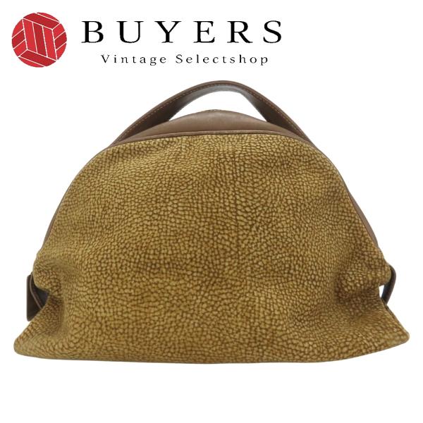 DETAILブランド：BORBONESE品名：【中古】 ボルボネーゼ ハンドバッグ レザー ブラウン ゴールド金具 うずら柄 レディース 女性 BORBONESE型番：―サイズ約W(横)：30cm x H(縦)：19cm x D(奥行)：1...