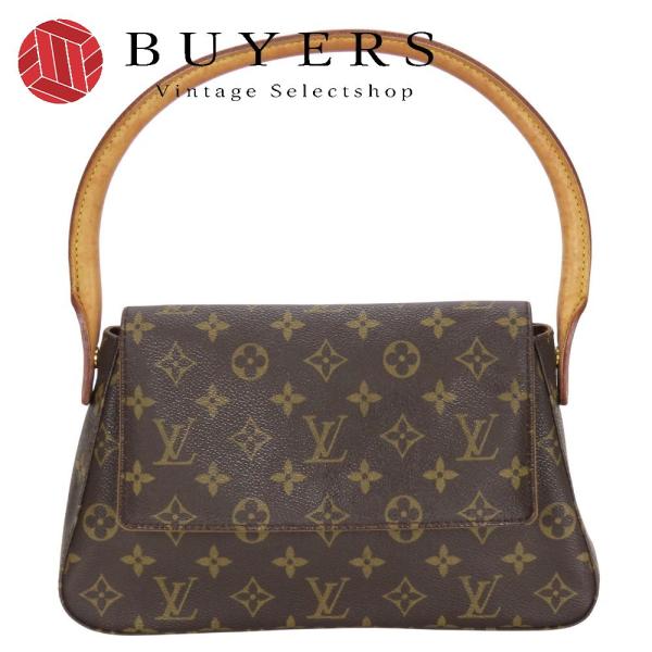 DETAILブランド：LOUIS VUITTON品名：【中古】 ルイ・ヴィトン ショルダーバッグ ミニルーピング M51147 モノグラム ヌメ革 ブラウン レディース 女性 LOUIS VUITTON型番： M51147製造番号：MI00...