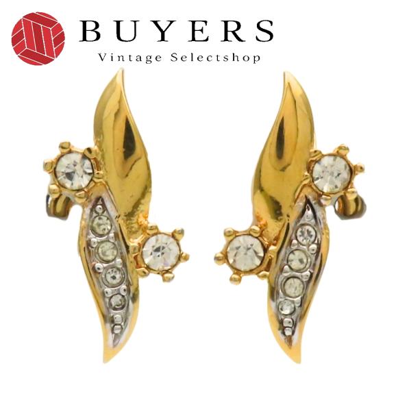 DETAILブランド：NINA RICCI品名：【中古】 ニナリッチ イヤリング メタル ラインストーン ゴールド メッキ アクセサリー レディース 女性 NINA RICCI型番：―サイズ縦：約 21.0mm横：約 11.0mm 重量：約...