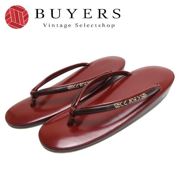 DETAILブランド：―品名：【中古】 草履 合成皮革 レッド おしゃれ レディース 女性型番：―サイズ日本サイズ：約 24cm相当甲幅：約 7cm全長：約 23.5cmヒール高：約 3.5cm 重量：約300g素材：合成皮革カラー： レッ...