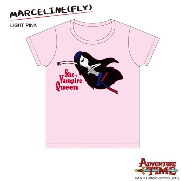 全米で大人気！日本でも人気急上昇中の、「アドベンチャー・タイム」のキャラクターのTシャツ新登場！気持ち良さそうに空を飛んでる、ヴァンパイア・クィーンのマーセリン！ ■メーカー：ドリームラッシュ■素材：綿■サイズ：レディース(M)（着丈：61...