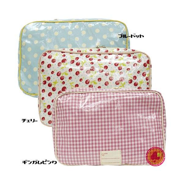 ★★★★★★★★★★★★★★★★★★■サイズ：約280×200×マチ35mm■素材：綿100%(ラミネート加工)一見おむつポーチとは思えないかわいさ！おむつをしまえるファスナーつきポケットやティッシュポケットなどが付いていてとても便利です！
