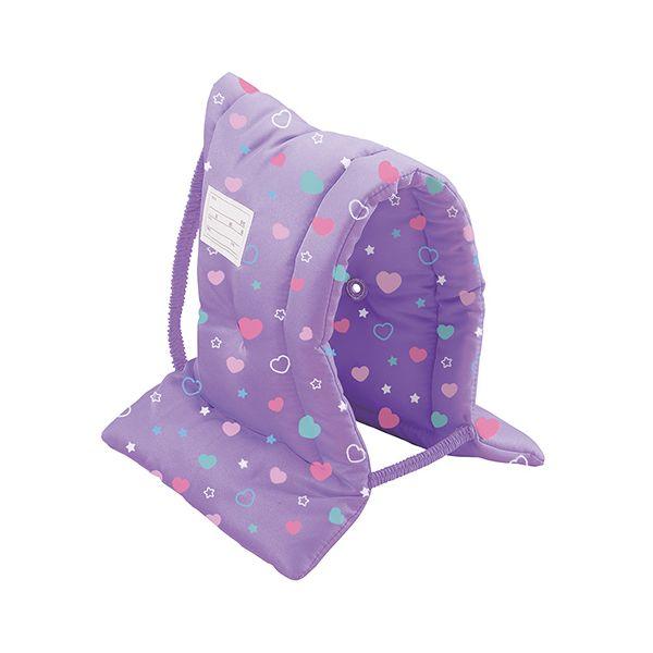 こちらは「お取り寄せによる問屋直送商品」となります。お取り寄せ先との在庫確認は適時行っておりますが、ごく稀にご注文後に出荷元にて欠品が判明する場合がございます。【商品名】 デビカ 防災ずきんMT柄付き パープルハート 143539  [ 1...