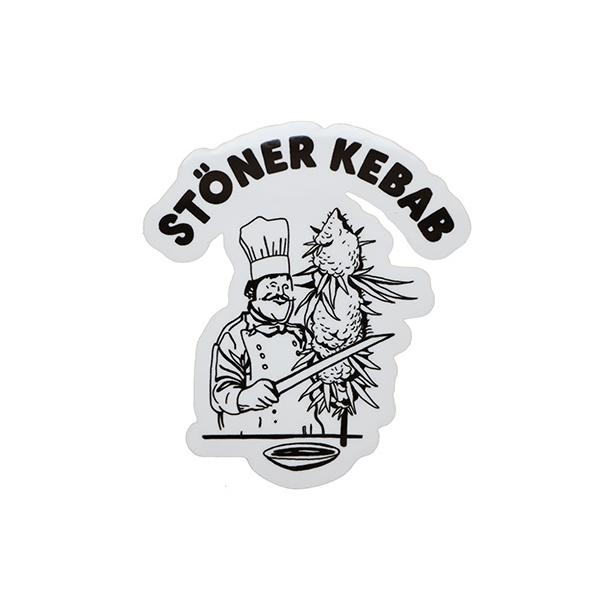 THC ステッカー Kebab C259THC、マリファナ、カンナビス、420、大麻関連のステッカーになります耐水性のあるビニールステッカーですサイズ：7.5cmx6.7cm（完璧な数値ではございません）画像2の撮影マットは1マス1cmになります