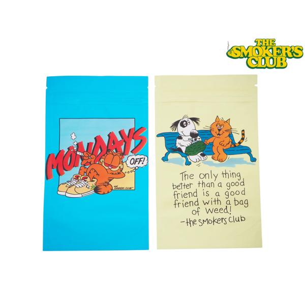 THE SMOKERS CLUB ザスモーカーズクラブPARTY BAG ジップバッグ 2枚セットジップバッグ2枚セットになりますサイズ：16.3cm×9.7cm枚数：各種1枚づつ（2枚）[THE SMOKERS CLUB ザスモーカーズク...