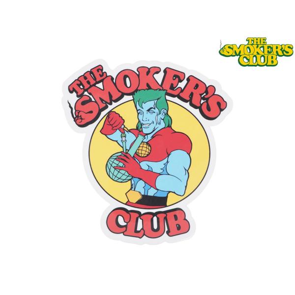 THE SMOKERS CLUB ザスモーカーズクラブSATURDAY MORNING RED ステッカーこちらはビニールステッカーですサイズ：10cm×8.8cm※形状の特性上完璧な数値ではございません[THE SMOKERS CLUB ...