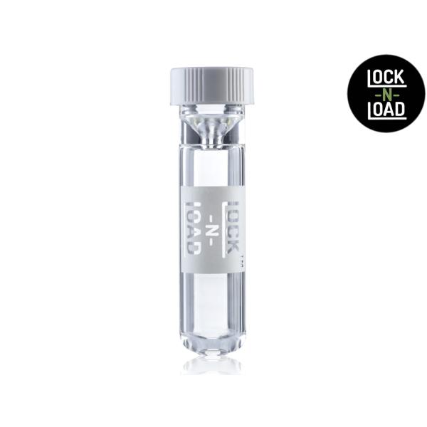 LOCK N LOAD STAGATIロックンロード ガラスワンヒッター （キャップ付き 20mm）医療グレードの耐熱強化ガラスを使用した、LOCK N LOAD CHILLUM ロックンロード ガラスワンヒッターパイプはツイストキャップ仕...