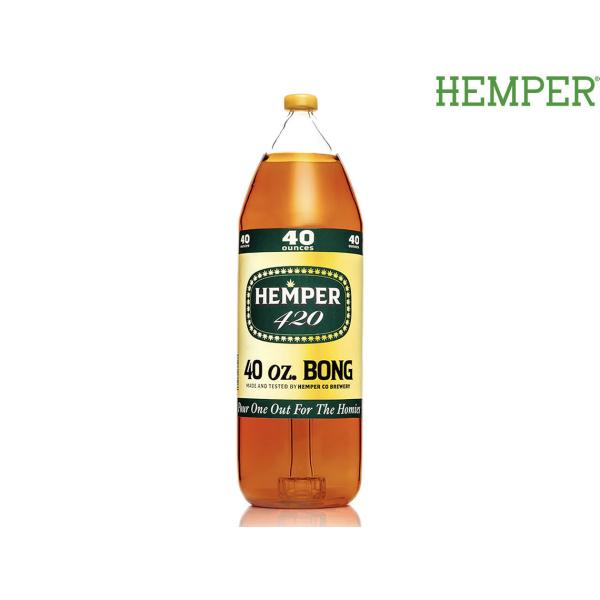 HEMPER FORTY OUNCE XL BONGヘンパー フォーティー オンス ガラスボングアメリカはラスベガスのブランド、HEMPER ヘンパーからガラスボングです。NYCや L.Aなどのストリートで飲まれているキングオブモルトリカー...