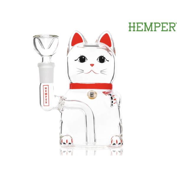 HEMPER LUCKY MONEY CAT BONGヘンパー ラッキー マネー キャット ガラスボング[必ずお読みください]輸入における輸送の際、ボックスに折れやカスレがある場合がございます。上記ご納得頂きご注文をお願い申し上げます。アメ...