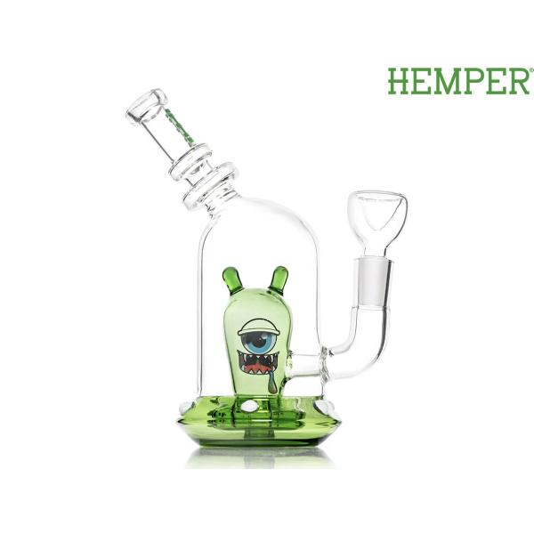 HEMPER SPACE MONSTER BONGヘンパー スペースモンスター ガラスボングアメリカはラスベガスのブランド、HEMPER ヘンパーから小型のガラスボングです。ブランドの新しいメンバー、スペースモンスターは、ステムチラム内蔵タ...