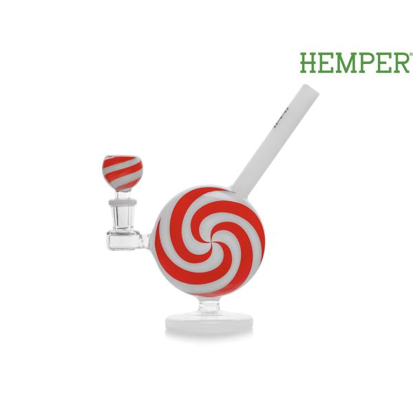 HEMPER JOLLYPOP BONGヘンパー ジョリーポップ ガラスボングアメリカはラスベガスのブランド、HEMPER ヘンパーから小型のガラスボングです。アイコニックなロリポップキャンディーを再現した、インパクト抜群のホワイトとレッド...
