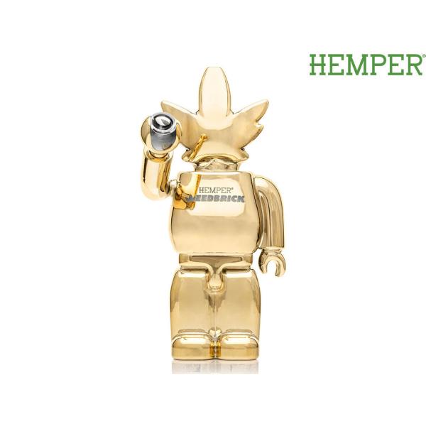 HEMPER WEEDBRICK XL BONGヘンパー ウィードブリック ガラスボングアメリカはラスベガスのブランド、HEMPER ヘンパーからガラスボングです。キューブリック（ブロック）のような、ユニークで煌びやかな美しいデザインは、ス...