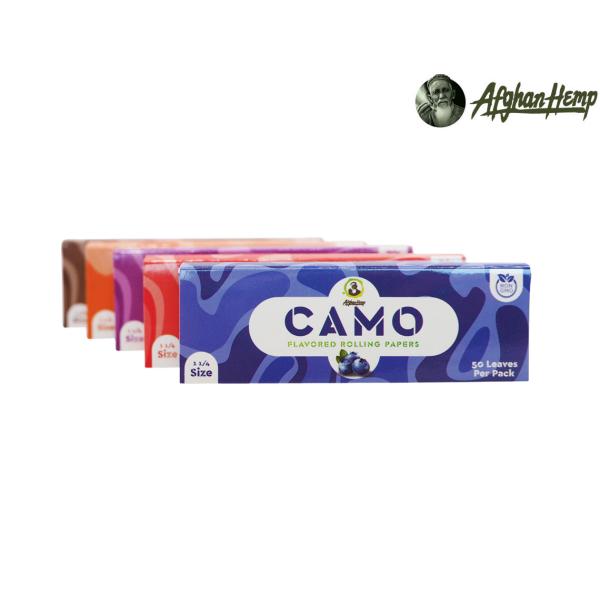 AFGHAN HEMP CAMO FLAVORED ROLLING PAPERSアフガンヘンプ カモフレーバー ローリング ペーパー 1 1/4 味付きアメリカは、カリフォルニアブランドAFGHAN HEMP アフガンヘンプからフルーティー...