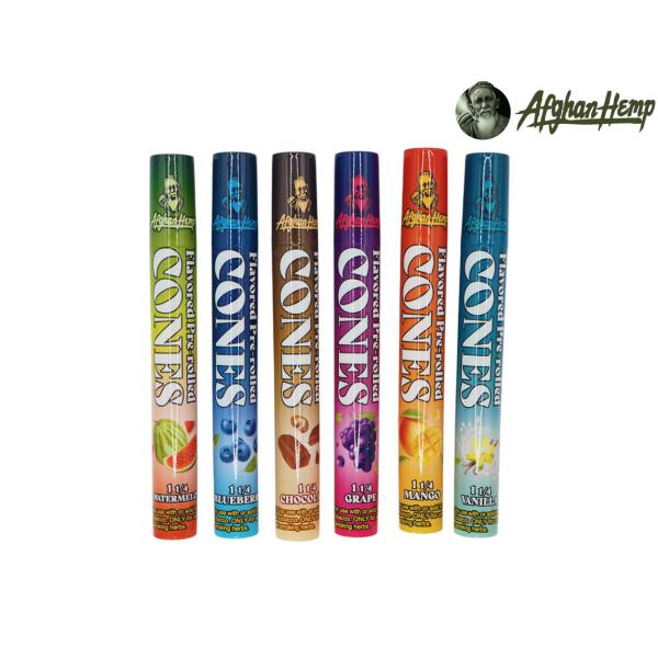 AFGHAN HEMP FLAVORED CONEアフガンヘンプ フレーバーペーパー コーン 1 1/4 味付きAFGHAN HEMP アフガンヘンプからフルーティーやスウィーティーな味付き、フレーバーローリングペーパー（巻紙）です。素材は...