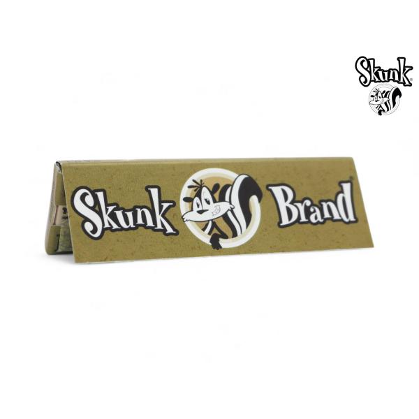 SKUNK BRAND PAPERSスカンク ブランド ヘンプ ローリングペーパー 1 1/4かわいいスカンクロゴがお馴染みの、SKUNK BRAND スカンクブランドから、ゆっくりと燃えるスローバーニングのヘンプペーパー（巻紙）です。ナチ...
