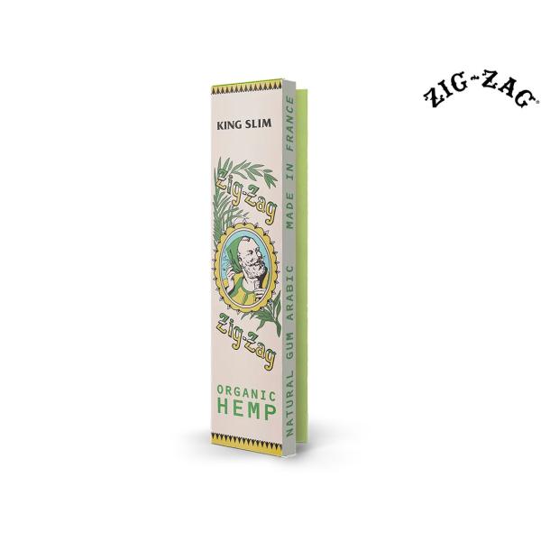 ZIG ZAG VINTAGE ORGANIC HEMPジグザグ ヴィンテージ オーガニック ヘンプ ローリングペーパーキングサイズ スリム老舗ローリングペーパー（巻紙）ブランドZIG ZAG ジグザグから、オーガニックヘンプ仕様の巻紙天然...
