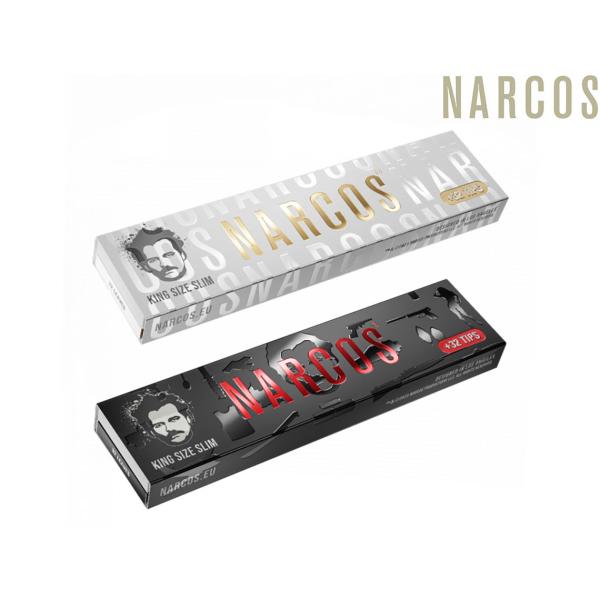 Aセット NARCOS KING SIZE SLIM ROLLING PAPER LIMITED EDITION TIPSナルコス キングサイズ ローリングペーパーリミテッドエディション フィルターティップス付きコロンビアのメデジンカルテル...
