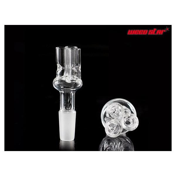 WEED STAR GLASS BOWLウィードスター ボング用 グラスボール 火皿（HATTRICK）ドイツのガラスボングブランドWEED STAR ウィードスターからハットトリック（3発）火皿カスタムパーツです。火皿が3発ありますので、...