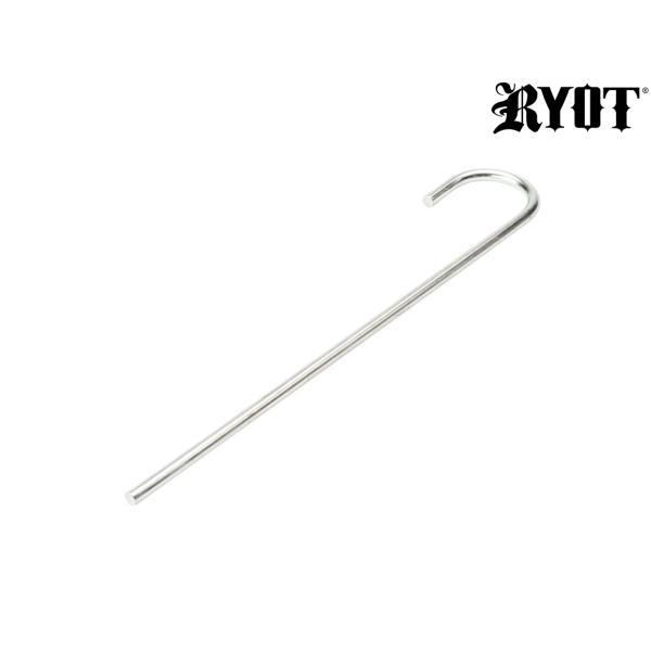 RYOT METAL PIPE POKER メタル パイプポーカーアメリカはマイアミのRYOT社からアルミ製のポーカーになりますパイプやボングの吸い口や火皿ステムなどにヤニが詰まったりハーブタバコを押し込むなど便利なツールのクリーナーポーカ...