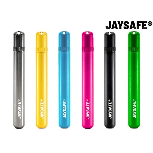 JAYSAFE PREMIUM JOINT HOLDER CASEジェイセーフ プレミアム ジョイントホルダーケース多機能で画期的、プレミアムなジョイントケースです。ジョイントのフィルターティップスを蓋内側に押し込むだけで蓋内部の円形シリコ...