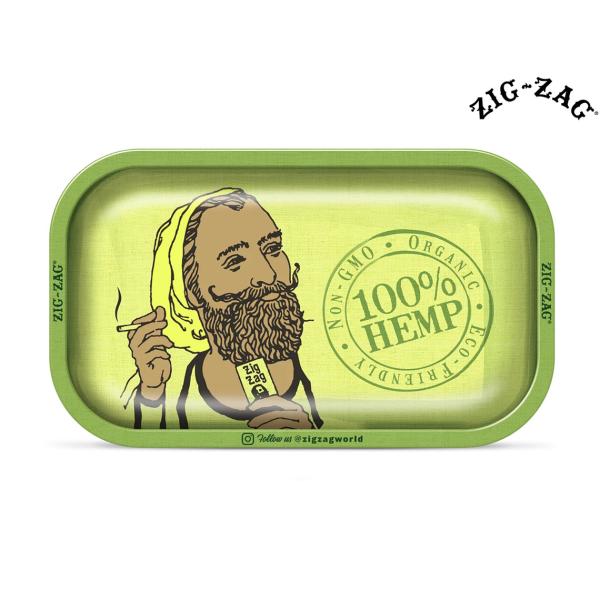 ZIG ZAG ORGANIC HEMP ROLLING TRAYジグザグ オーガニックヘンプ ローリングトレイ老舗ローリングペーパー（巻紙）ブランド ZIG ZAG ジグザグからオフィシャルのローリングトレーになります。このトレーではタバ...