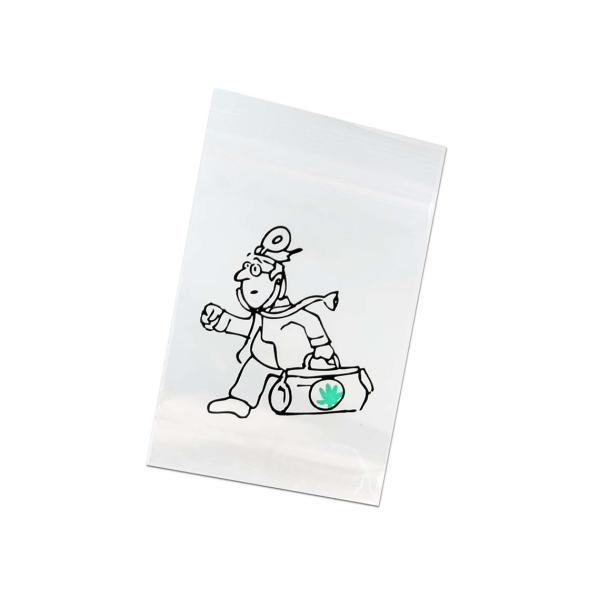 ZIP BAG DOCTOR ジップバッグ 保存用 パケットハーブタバコの保存やピルケースとしても、旅行や移動に最適なシンプルなジップバッグ10枚セット。こちらはドクター柄がプリントされています。[ご注意]プリントのズレや擦れなどがある場合...