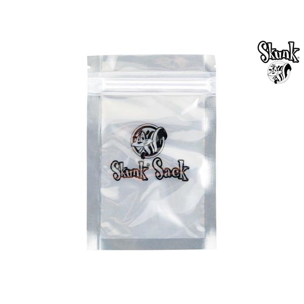 SKUNK SACK スカンクサック スメルプルーフ ジップバッグ防臭 保存用 ジップロック クリアー Mサイズかわいいスカンクロゴがお馴染みの、SKUNK BRAND スカンクブランドから、強力なダブル（2重）ロックジッパーと幅の広い端に...