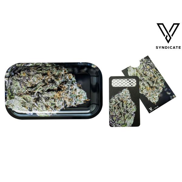V SYNDICATE ROLLING TRAY CARD GRINDERVシンジケート ローリングトレイ カードグラインダー BUDDA KUSHグラインダーカードなどでお馴染みのVシンジケート社からアルミのローリングトレイとカードグライ...