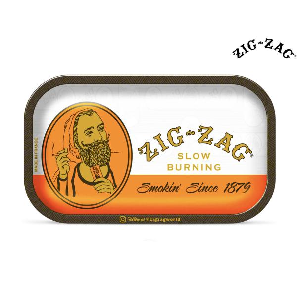 ZIG ZAG SLOW BURN ROLLING TRAYジグザグ スローバーニング ローリングトレイ老舗ローリングペーパー（巻紙）ブランド ZIG ZAG ジグザグからオフィシャルのローリングトレーになります。このトレーではタバコをこぼ...