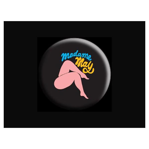 Parra/パラ 缶バッジ（Madame May）オランダ人アーティスト、Parra/パラデザインのグラフティーアートを落とし込んだ缶バッジですサイズ:2.4cm[Parra/パラ（本名Piet Parra）Rockwell/ロックウェル]...