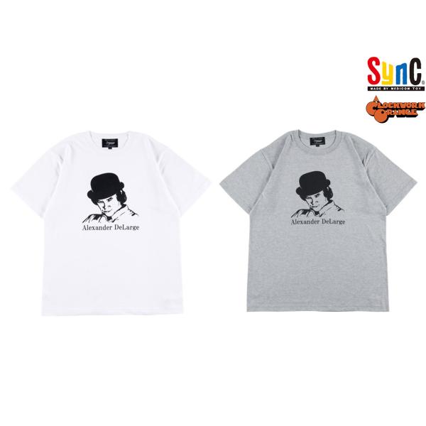 MEDICOM TOY Sync. メディコムトイ シンクALEX 時計仕掛けのオレンジ Tシャツ鬼才スタンリー・キューブリック監督が映画化した「時計仕掛けのオレンジ」がSync.に登場！主人公"Alex DeLarge"のグラフィックを落...