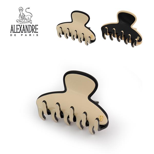 アレクサンドルドゥパリからシンプルなクリップが入荷。【素　材】アセテート【サイズ】約 縦 4cm×横 7cm【ALEXANDRE DE PARISの商品について】ひとつひとつ手作りで仕上げておりますので、商品の仕上がりに個体差がございます。...