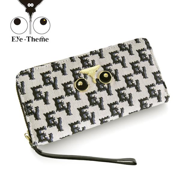 EYE THEME(アイテーマ)から、ラウンドジップの長財布が入荷。<BR>華やかなパターンをシンプルに仕上げた使い勝手の良いアイテムです。<BR>製造上の特性により、プリントのズレや色むら・細かい傷等がある場合がご...