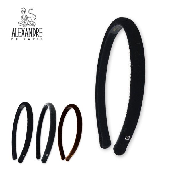 アレクサンドル ドゥ パリからシンプルなカチューシャが入荷しました。【素　材】レーヨン82%、シルク18%【サイズ】縦 13cm×横 12cm×厚み 1.5cm【ALEXANDRE DE PARISの商品について】ひとつひとつ手作りで仕上げ...