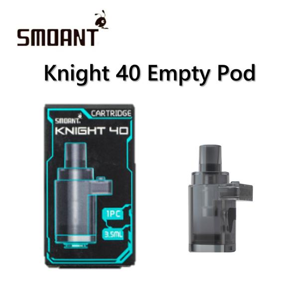 【商品名】SMOANT Knight40 Empty Pod【カートリッジ容量】3.5ml【内容品】Knight40 Empty Pod×1【注意事項】本商品はカートリッジのみとなっておりコイルは付属されていません。