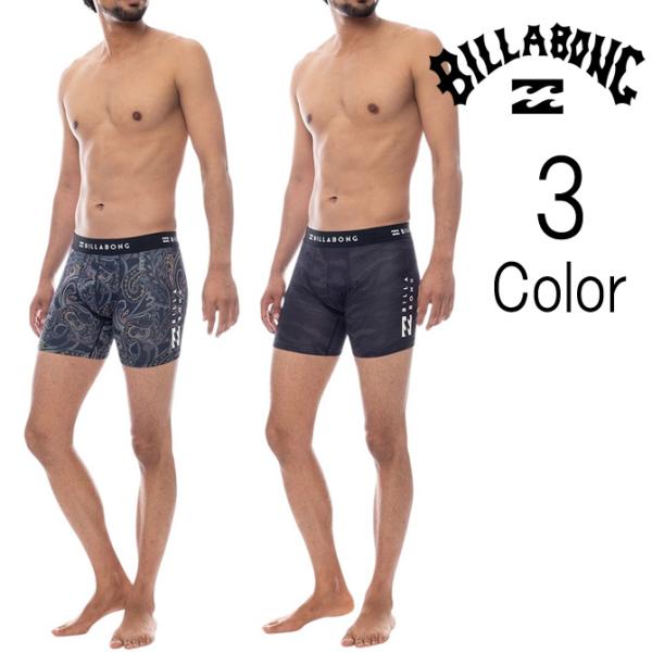 ・水陸両用のハイブリッド素材を使用し、優れたストレッチ性とUVプロテクション（UPF50+）を備えたサーフアンダーショーツ。ボードショーツとの肌擦れを軽減し、サーフィンの動きをしっかりサポートします。ウエストバンド部分と左足側面にBILLA...