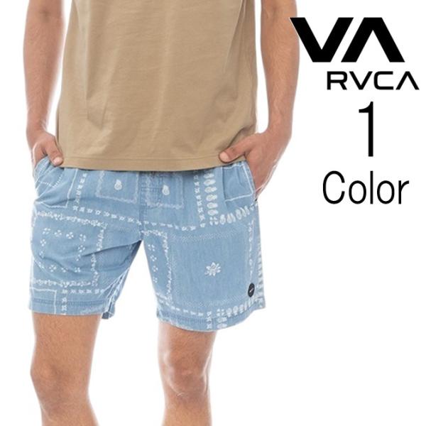 ・植物やフルーツのモチーフを組み合わせてプリントしたコットンデニム素材のウォークショーツ。左裾にあしらったRVCAパッチがポイント。サイドポケットに加え、ヒップにはフラップ付きジップポケットを備え、ウエストはゴム＋外側ドローコード仕様を採用...