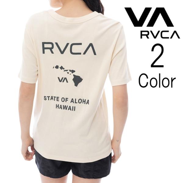 ・ハワイアイランドからインスピレーションを得たRVCA HAWAIIコレクションTシャツ。左胸と背面にアイコニックなグラフィックロゴをプリントしました。ゆったりとしたシルエットで体のラインを拾いすぎず、体型カバーをしながらメリハリのある着こ...