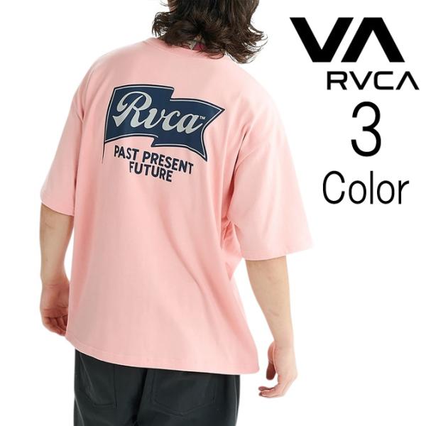 ・風合いの良い100％コットンを使用したクルーネックTシャツ。胸元と背面にRVCAのグラフィックをあしらったフラッグと“PAST PRESENT FUTURE”のメッセージをプリントした、シンプルながらも程よく主張するデザインがクールな１枚...