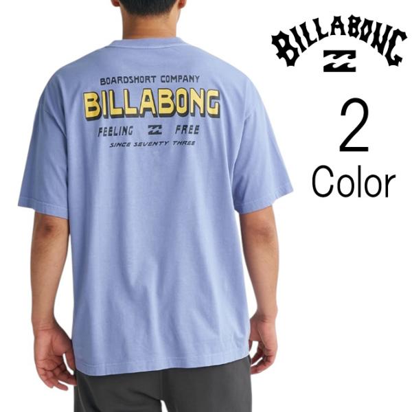 ・暑い夏に最適なやや薄手の26/1コットン天竺を使用したクルーネック半袖Tシャツ。左胸と背面に、カラフルなBILLABONGロゴをプリントしました。シルエットは身幅が広く、ドロップショルダーのシルエットで、丈がやや短めなWIDE FITを採...