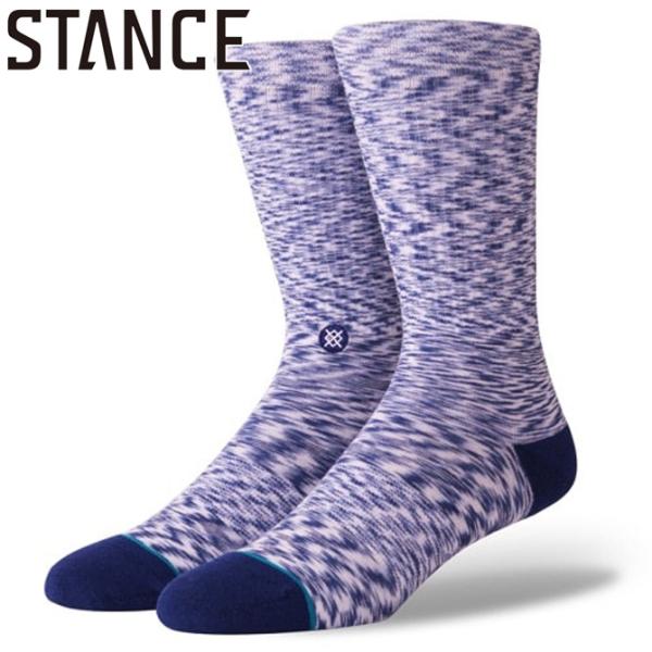 モデルによって左右で違う柄を使ったり、斬新で特徴的なデザインの”Stance Socks”足首あたりにあるロゴマークの刺繍もさりげなくデザインのアクセントになっていたり、甲の部分や底の部分等で生地の厚みを変える等、快適に着用できる工夫がされ...