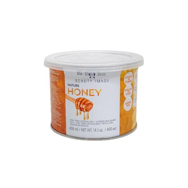 プロ用ブラジリアンワックスにも使用できるワックス剤蜂蜜の抽出物とチタニウムを配合したワックスオリゴ糖とビタミンを豊富に含み、お肌をしっとりと清潔に保ちながら脱毛します。【香り】微香性【容量】400ml【色】乳黄色＊ワックスウォーマーがないと...