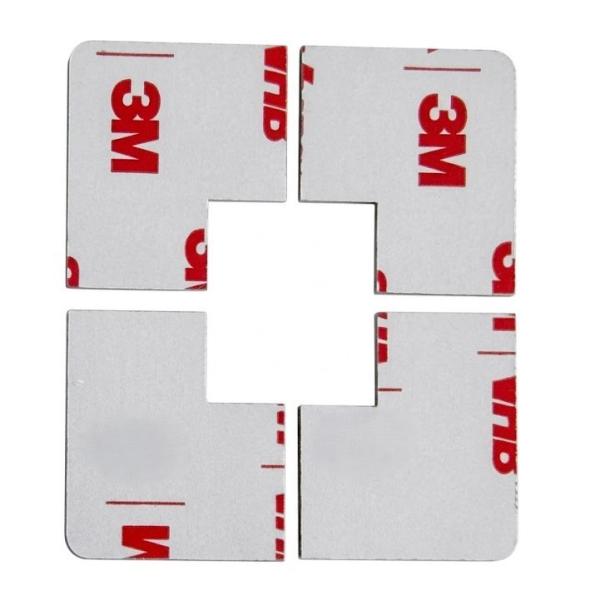 全周囲360°ドライブレコーダー互換品ブラケット形状にあわせて角を丸くしています、画像を参考に貼付けお願い致します厚さ：１.14mm 　色：黒適合機種Q-20 Q-20P Q-21 Q-21c Q-21A ZQ-20 ZQ-21 ZQ-25