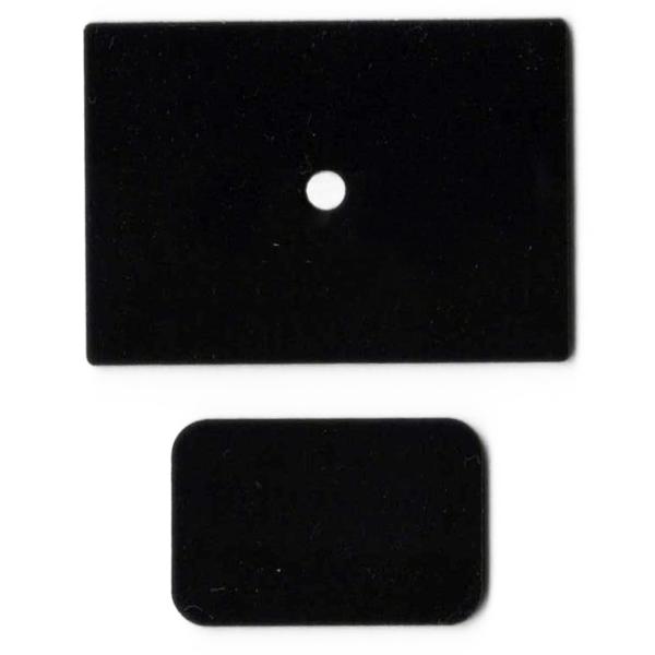 対応機種 ZDR026 ZDR025コムテックドライブレコーダー用 両面テープ 互換品 色：黒(表裏が黒色 中は灰色です。)　厚さ：1.14mm フロント用 1枚  リヤ用１枚紙の剥離紙の方をブラケット側に付けてください。リヤガラスに貼付け...