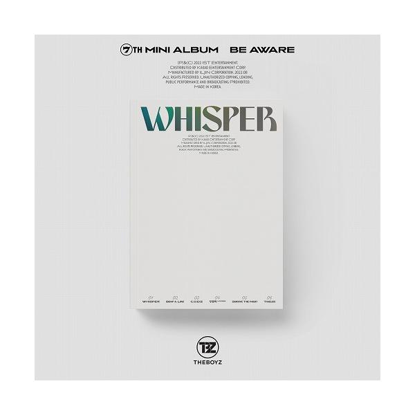 【発売日：2022年08月24日】THE BOYZ 7th Mini Album BE AWARE Document Ver. THE BOYZTrack List1. WHISPER (*Title)2. Bump &amp; Love3...