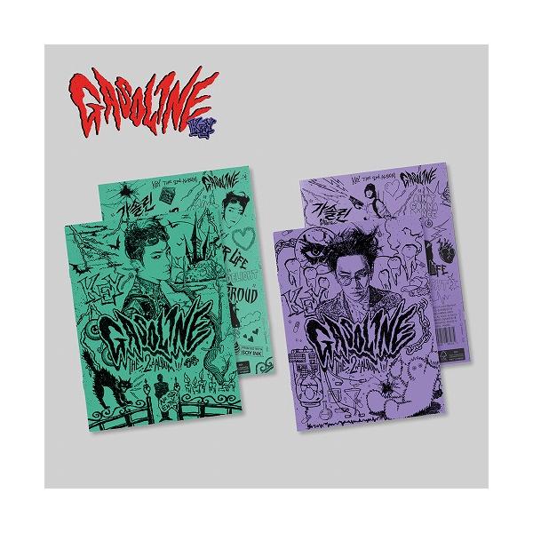 【発売日：2022年09月06日】2ND FULL ALBUM_Gasoline Booklet Ver. chapter 1 ver. 緑 Key