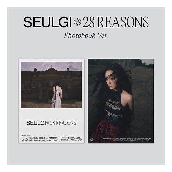 【発売日：2022年10月11日】1ST MINI ALBUM_ 28 Reasons Photo Book Ver. SEULGI red velvet レッドベルベット redvelvet アルバム cd カン・スルギ スルギ