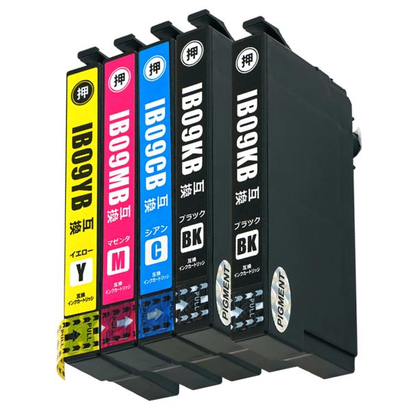 ■IB09シリーズ｜エプソン（EPSON）互換インクカートリッジ・こちらの商品はエプソン（EPSON）の純正品ではなく、一般インクメーカーによる汎用・互換タイプ品になりますが、通常の純正タイプと同じようにご利用頂けますので、プリンターの印刷...