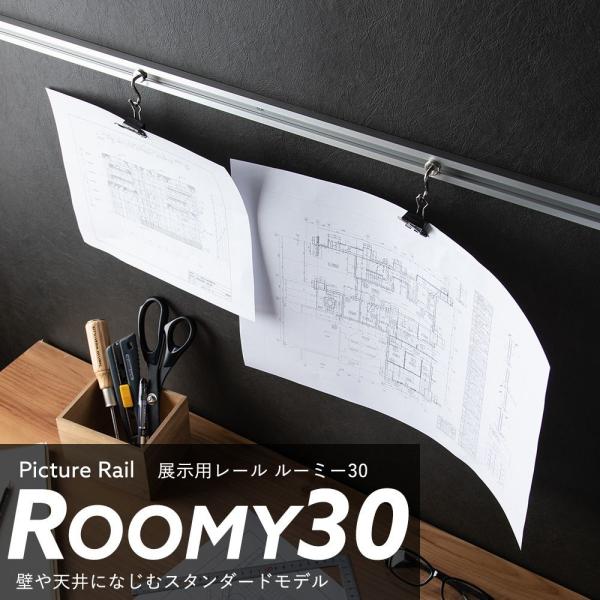 ■商品名:クチャーレール　ルーミー　標準セット ルーミー30■カラー:ホワイト/シルバー■レール耐荷重:15kg■付属品:レール1本/フック2個/エンドキャップ2個■材質レール：アルミフック：真鍮・ステンレスエンドキャップ：アルミ（ビス：鉄...